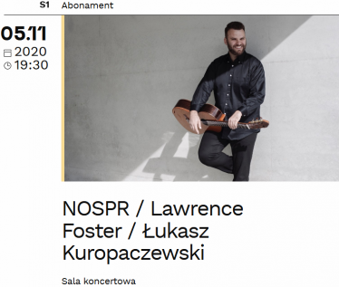 NOSPR - Dołącz do wyjątkowej społeczności posiadaczy abonamentów! - Blog bilety24